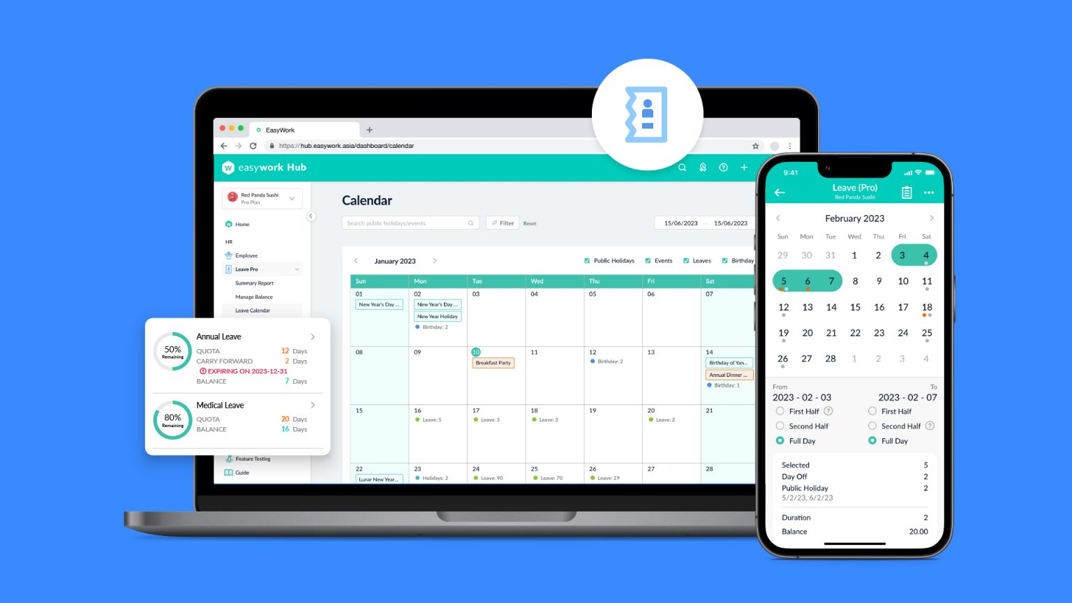 EasyWork - HR System Mobile App - Get Lifetime Deal Now!